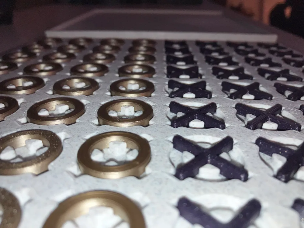 OXO tik tak toe boardgame by 3Dwoody - MakerWorld