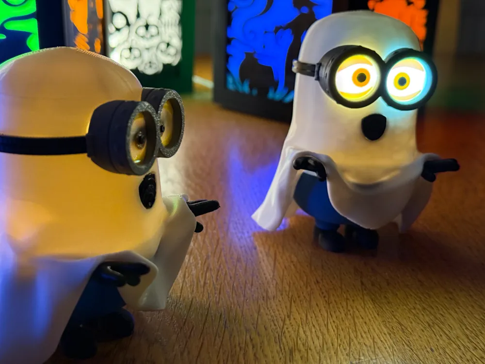 Minion Ghost Tea Light by Trusted Developments MakerWorld: Download ...