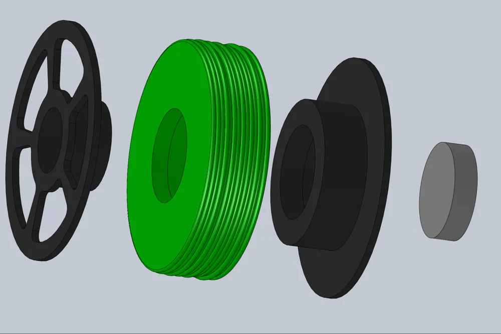 Filament Spool - Magnet / Magnetic Filament Swatch by Drunken_Monkey ...