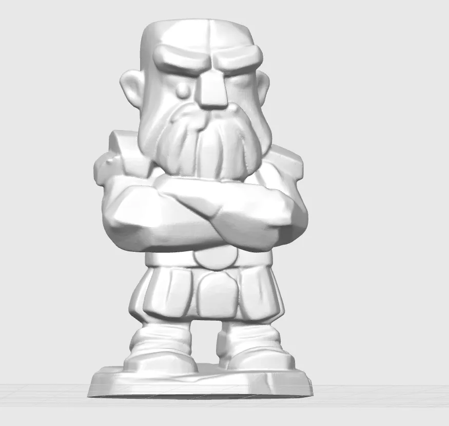 Dwarf Statue Ornament by Sky - MakerWorld