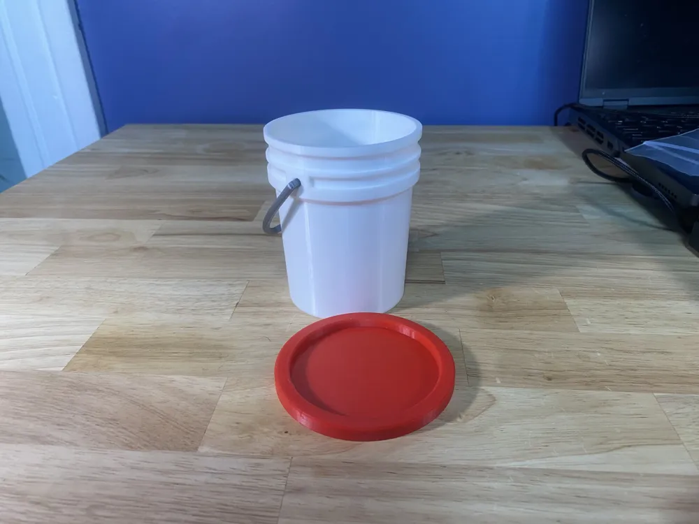 Bucket Lid by lukeinthegarage MakerWorld: Download Free 3D Models