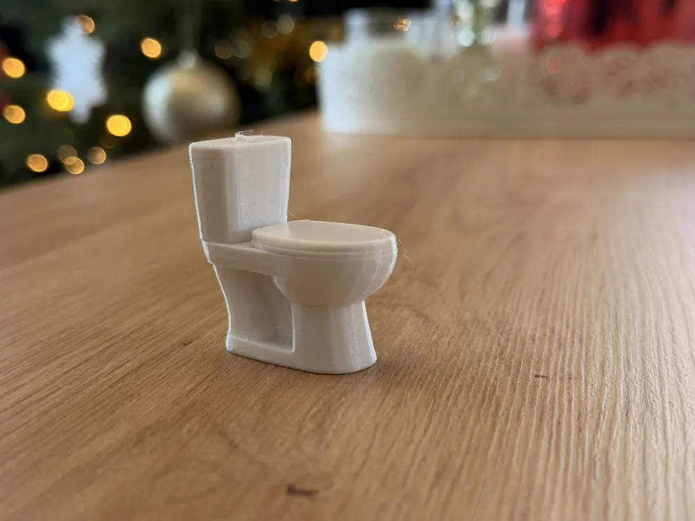 Mini Toilet - 1:24 - Free 3D Print Model - MakerWorld