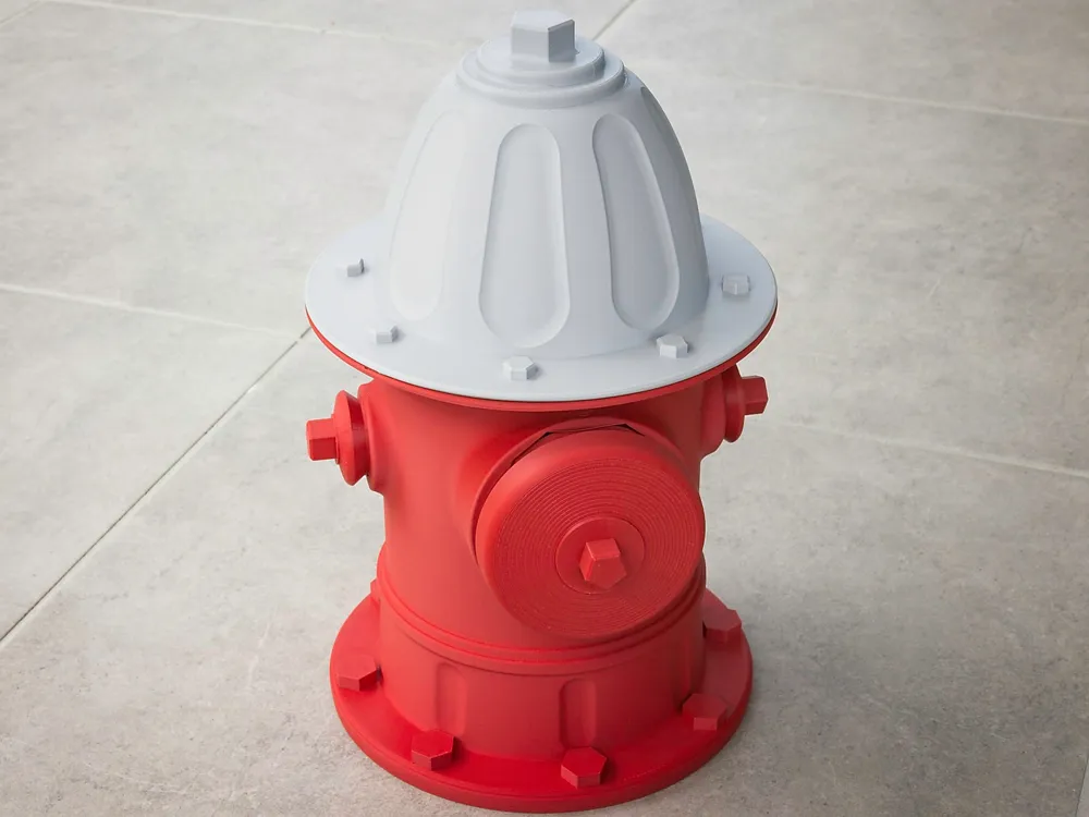 Fire Hydrant Trash Can (or Storage) by Every Day Counts - MakerWorld