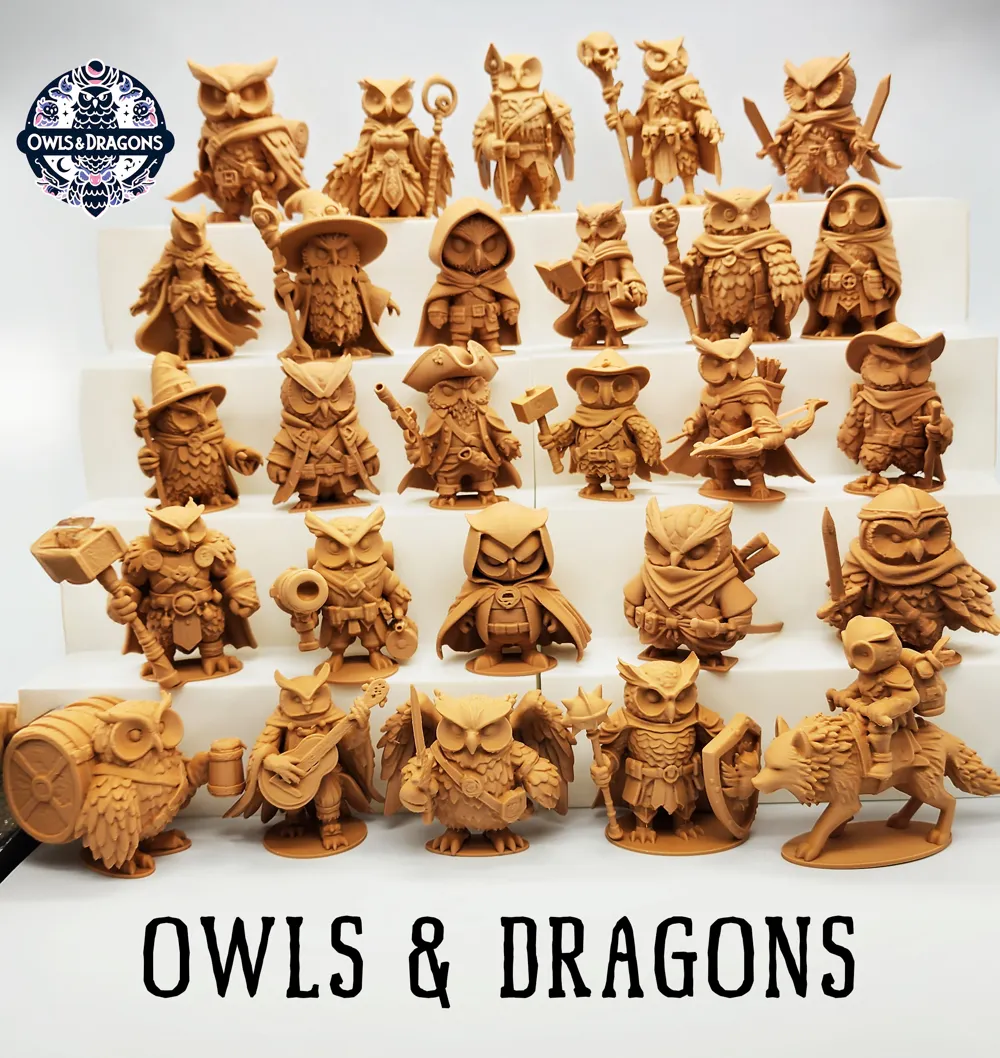 The Samurai - Owls & Dragons by Triple G Workshop MakerWorld: Download ...