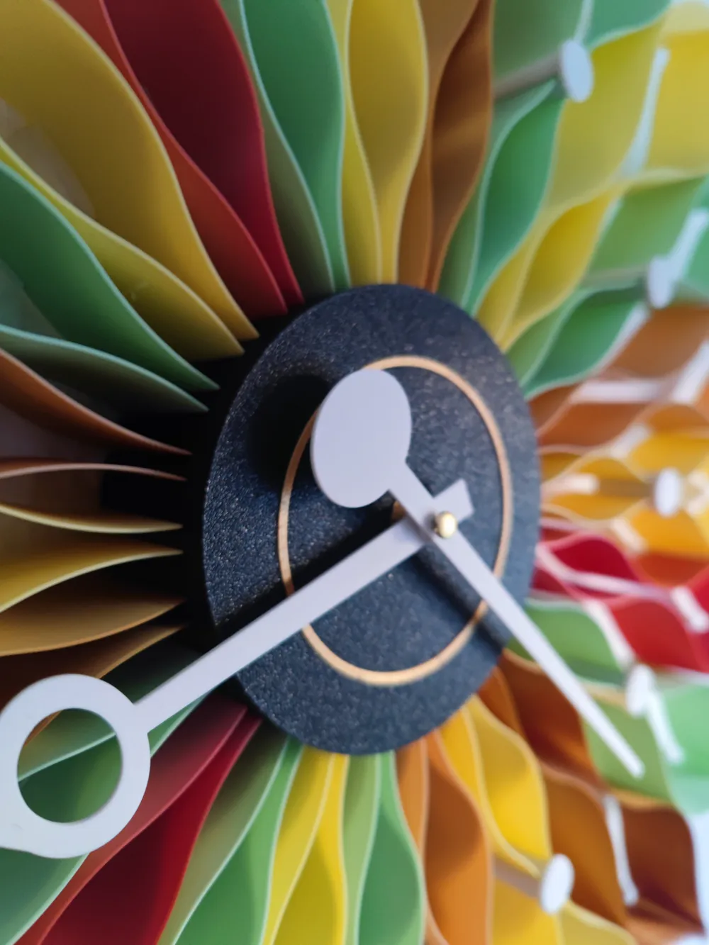 Sunflower clock - Free 3D Print Model - MakerWorld