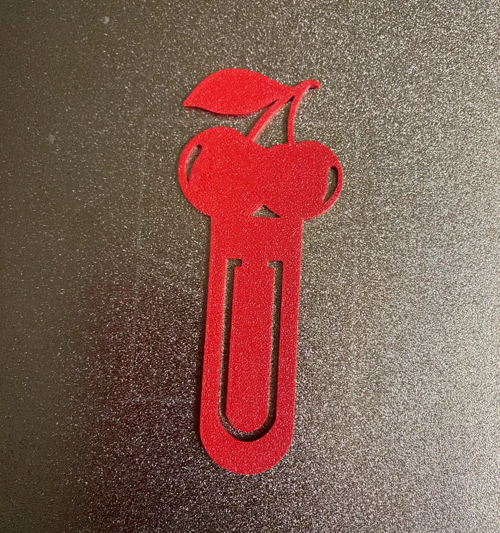 cherry bookmark by Morganja - MakerWorld