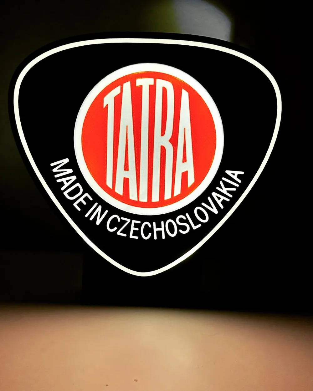 TATRA MADE IN CZECHOSLOVAKIA LOGO LIGHTBOX by MICHAL_3Dtisk - MakerWorld