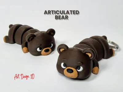 Articulated Bear by JAM3D | Joel Macário MakerWorld: Download Free 3D ...