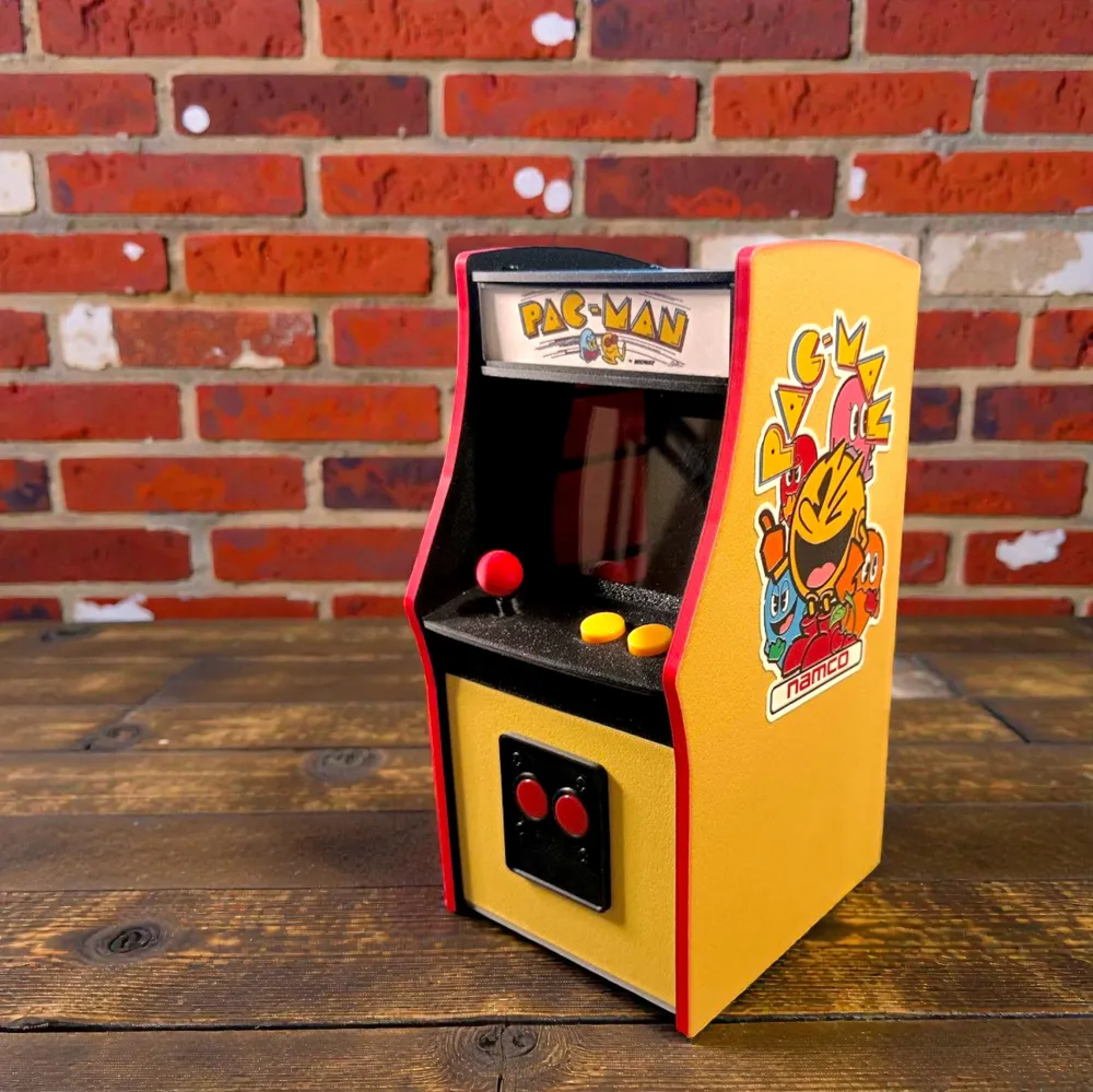 Pacman-Desktop-Arcade im Stil für einen Raspberry Pi – Kostenloses 3D ...