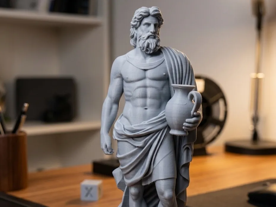 Estatua de hombre griego - Modelo de impresión 3D gratuito - MakerWorld