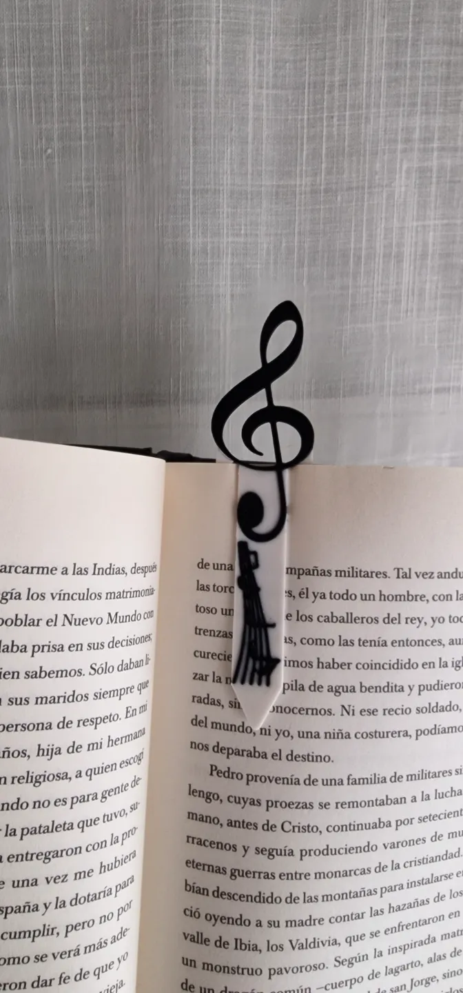 Musical Note bookmark Marcador Nota Musical by darvil66 - MakerWorld