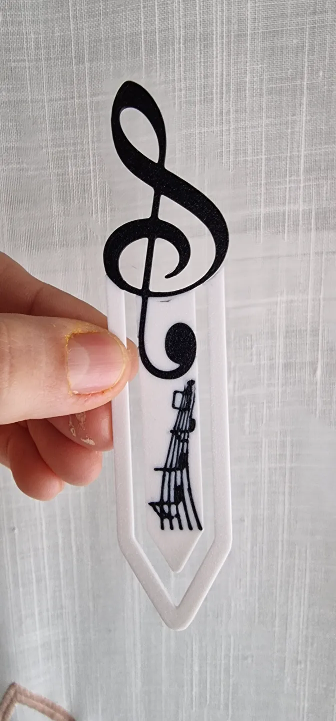 Musical Note bookmark Marcador Nota Musical by darvil66 - MakerWorld