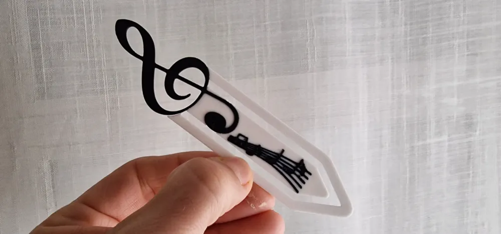 Musical Note bookmark Marcador Nota Musical by darvil66 - MakerWorld