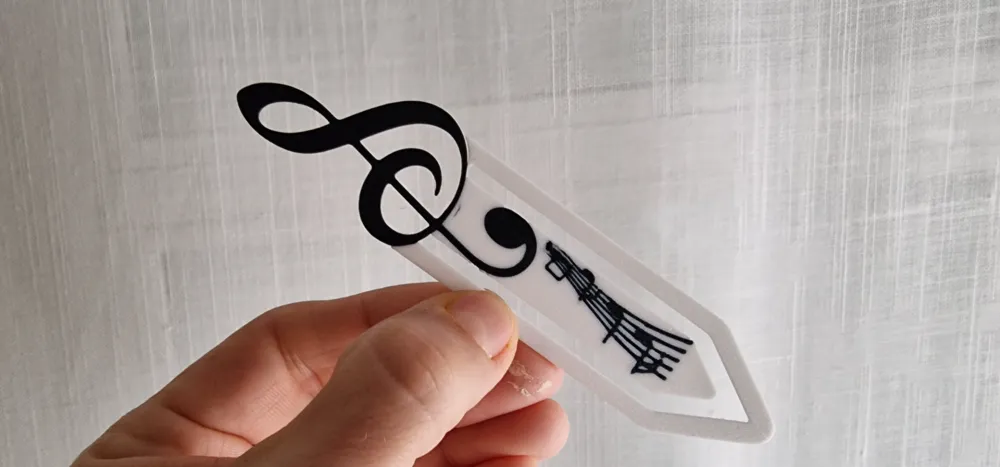 Musical Note bookmark Marcador Nota Musical by darvil66 - MakerWorld