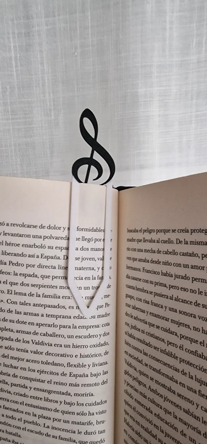 Musical Note bookmark Marcador Nota Musical by darvil66 - MakerWorld