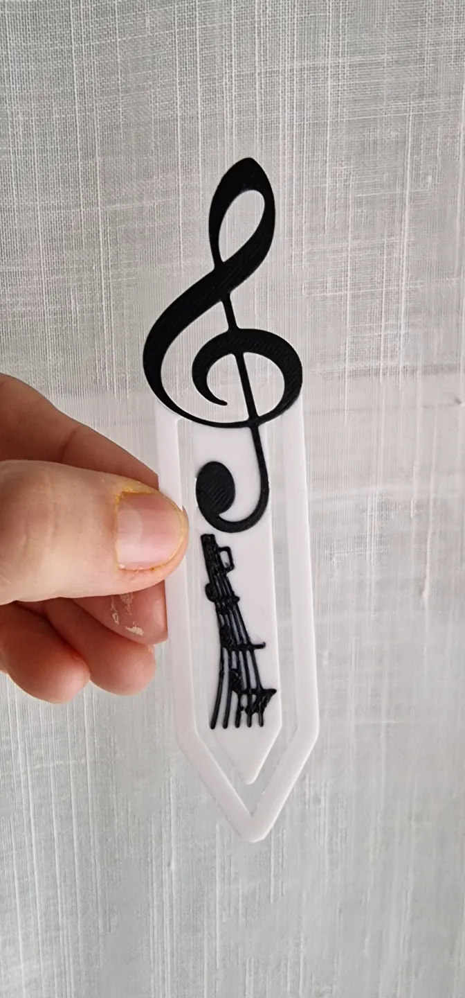 Musical Note bookmark Marcador Nota Musical by darvil66 - MakerWorld