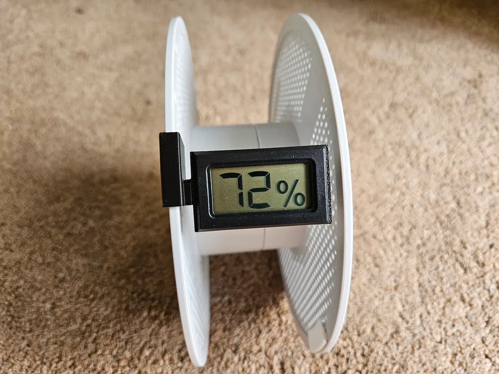 Bambu Spool Hygrometer Mount by Grebby MakerWorld: Download Free 3D Models