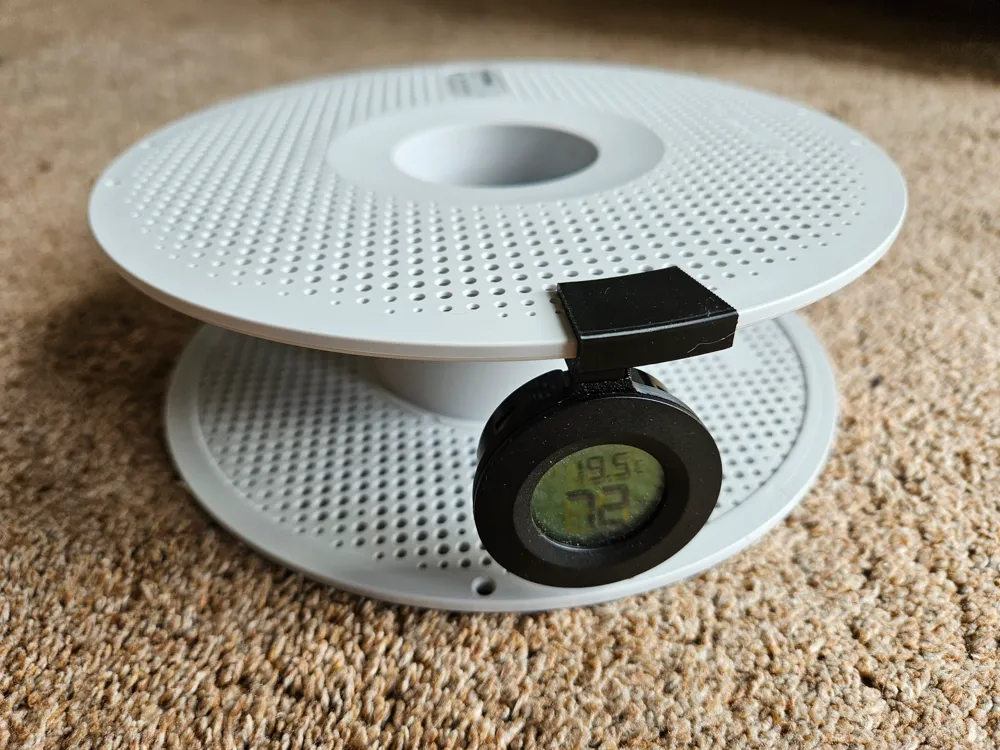 Bambu Spool Hygrometer Mount by Grebby MakerWorld: Download Free 3D Models