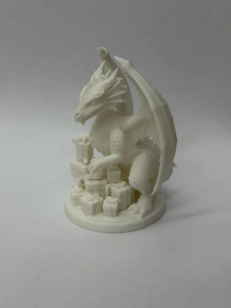 Grinch Christmas Dragon - Gift Thief - Free 3D Print Model - MakerWorld