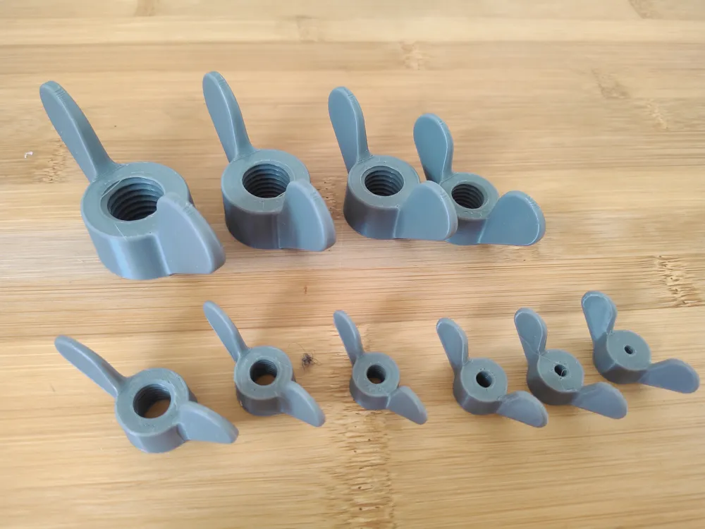 wing nut M18 / M3 by vipan MakerWorld: Download Free 3D Models