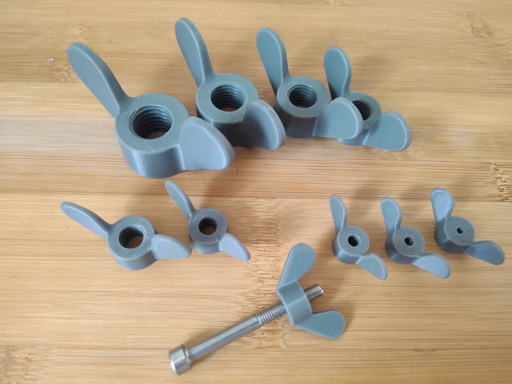 wing nut M18 / M3 by vipan MakerWorld: Download Free 3D Models