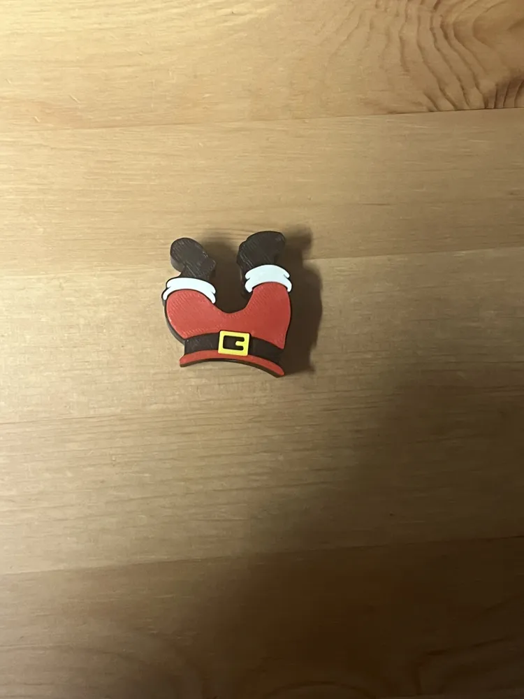 santa legs stanley straw topper - Free 3D Print Model - MakerWorld
