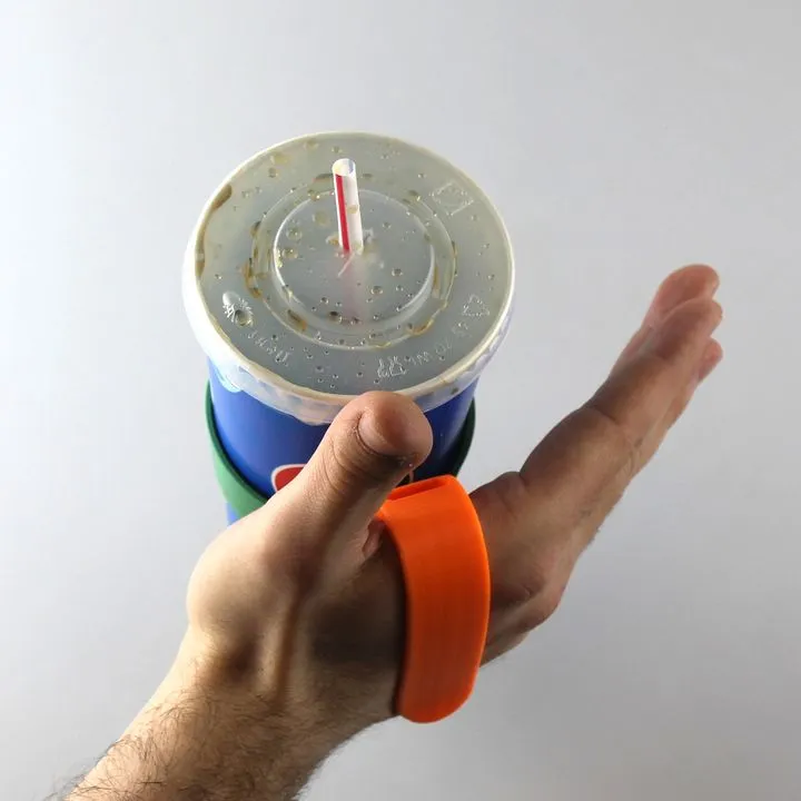 Paper cups holder for hand support - Free 3D Print Model - MakerWorld