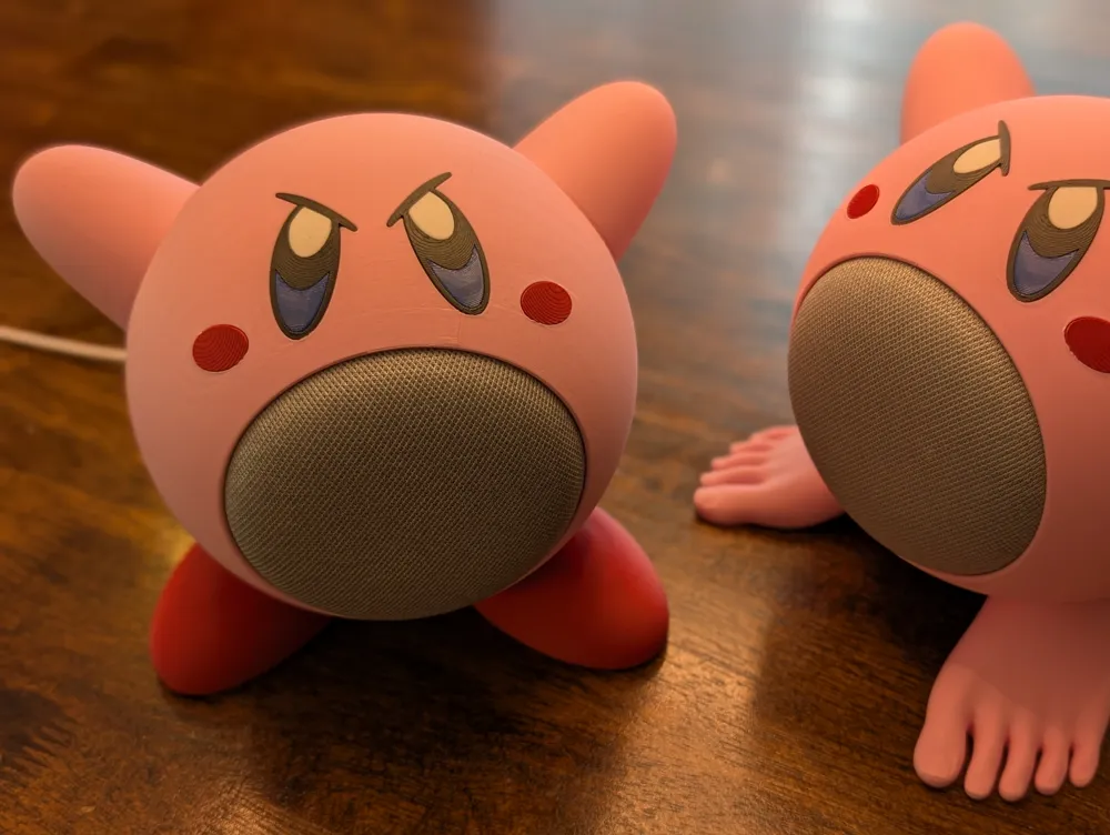 Kirby-Inspired - Google Home Mini stand - Free 3D Print Model - MakerWorld