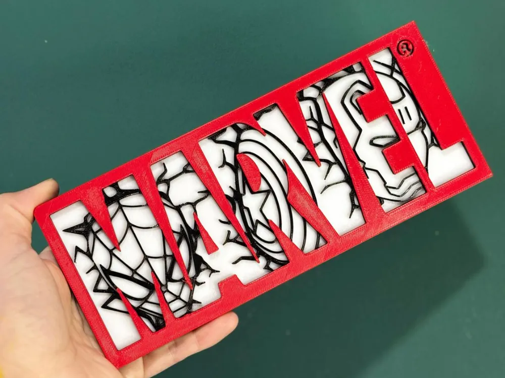 Marvel Sign by TMA3D MakerWorld: Download Free 3D Models