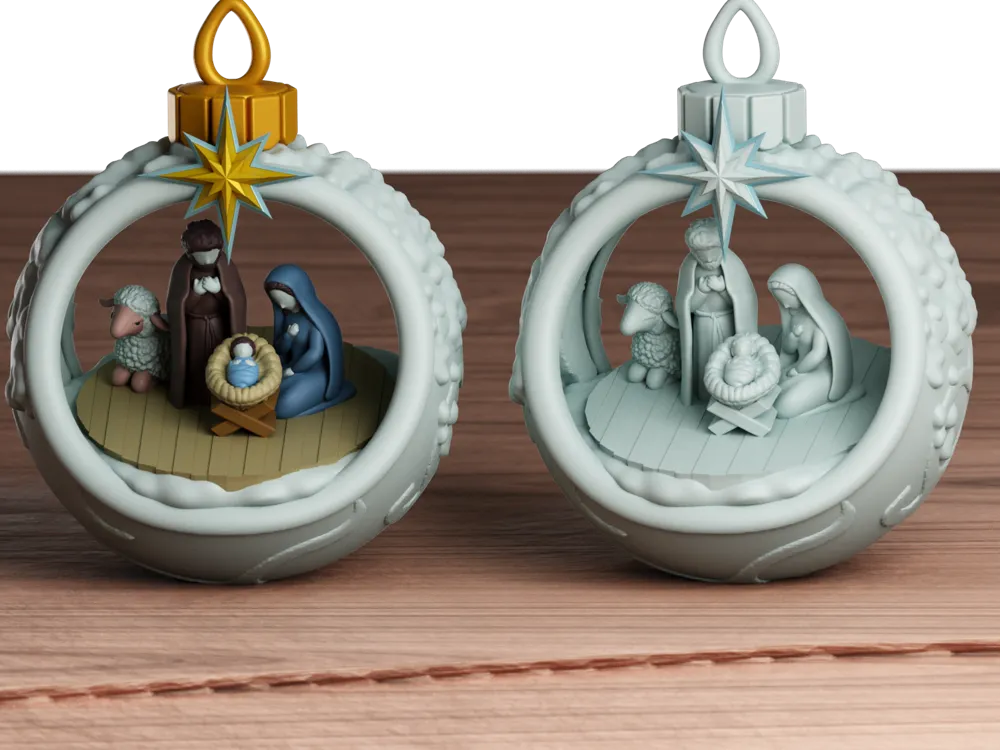 Christmas Bauble Nativity by SnK3DD - MakerWorld