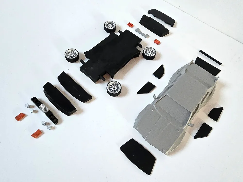 BMW E30 Wide Body / No Ams - Free 3D Print Model - MakerWorld