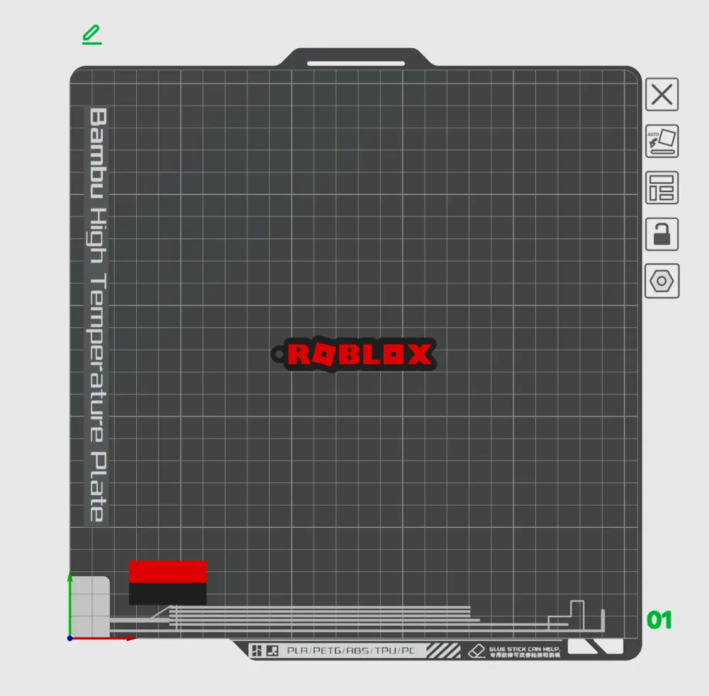 Roblox Keychain - Color Swap (No AMS Required) by Lilac Rage - MakerWorld