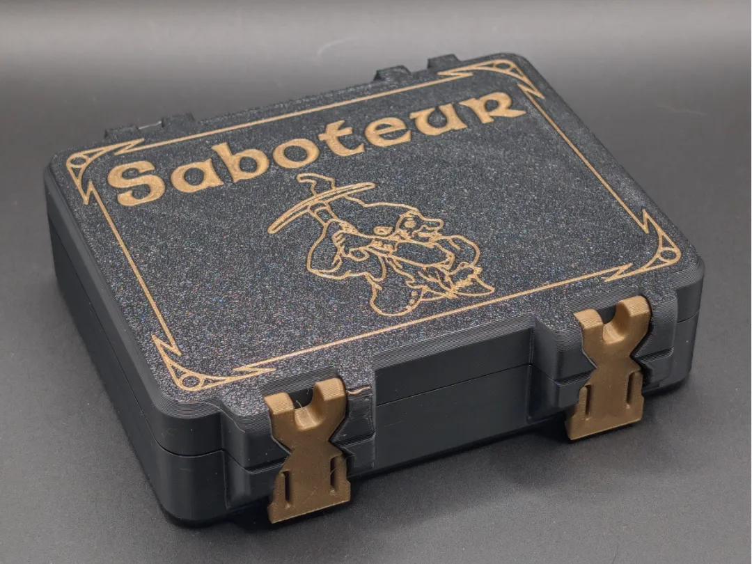 Saboteur Card Box - SnapLock - Free 3D Print Model - MakerWorld