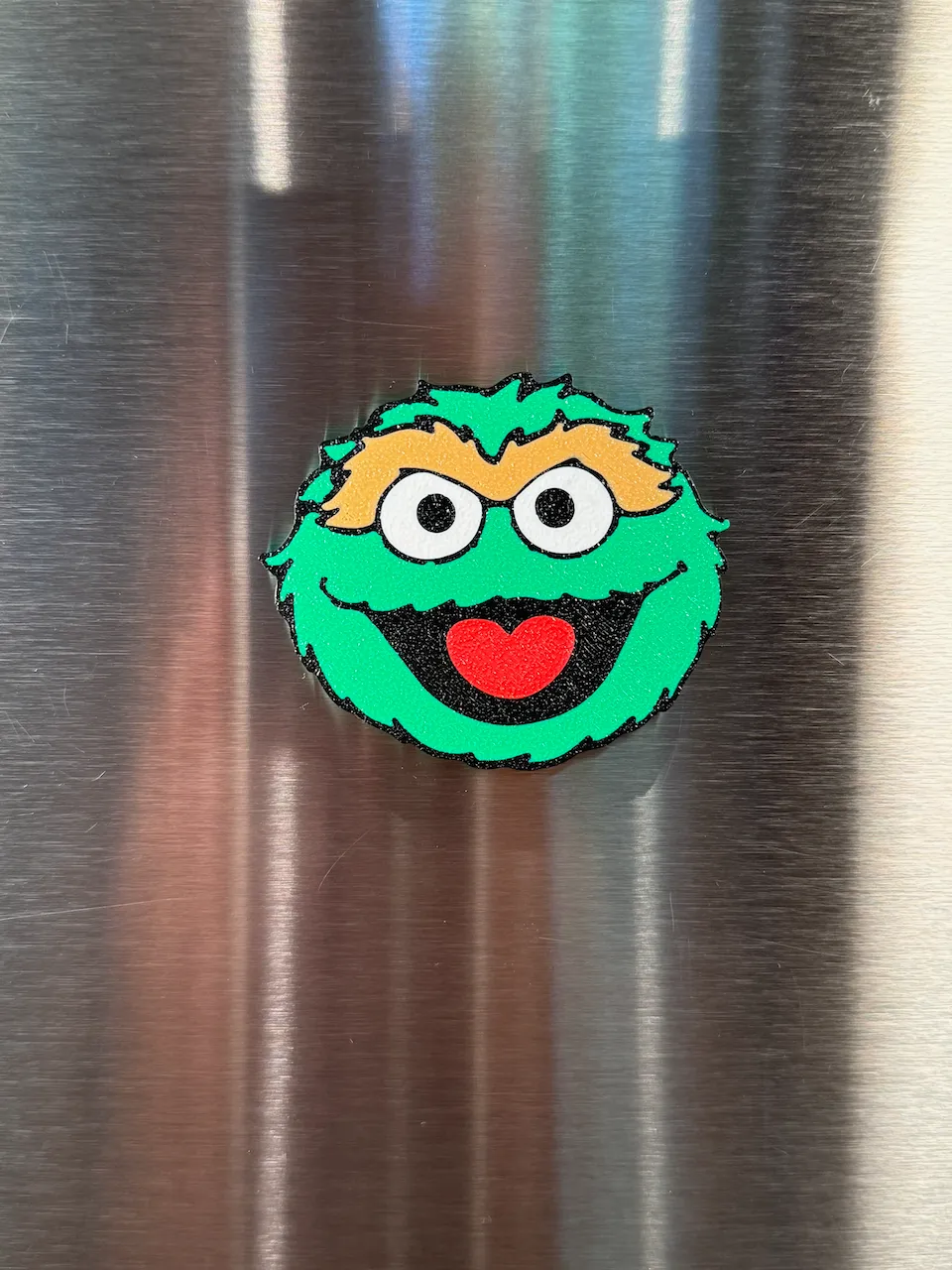 Oscar the Grouch Sesame Street Magnet by dcv designs - MakerWorld