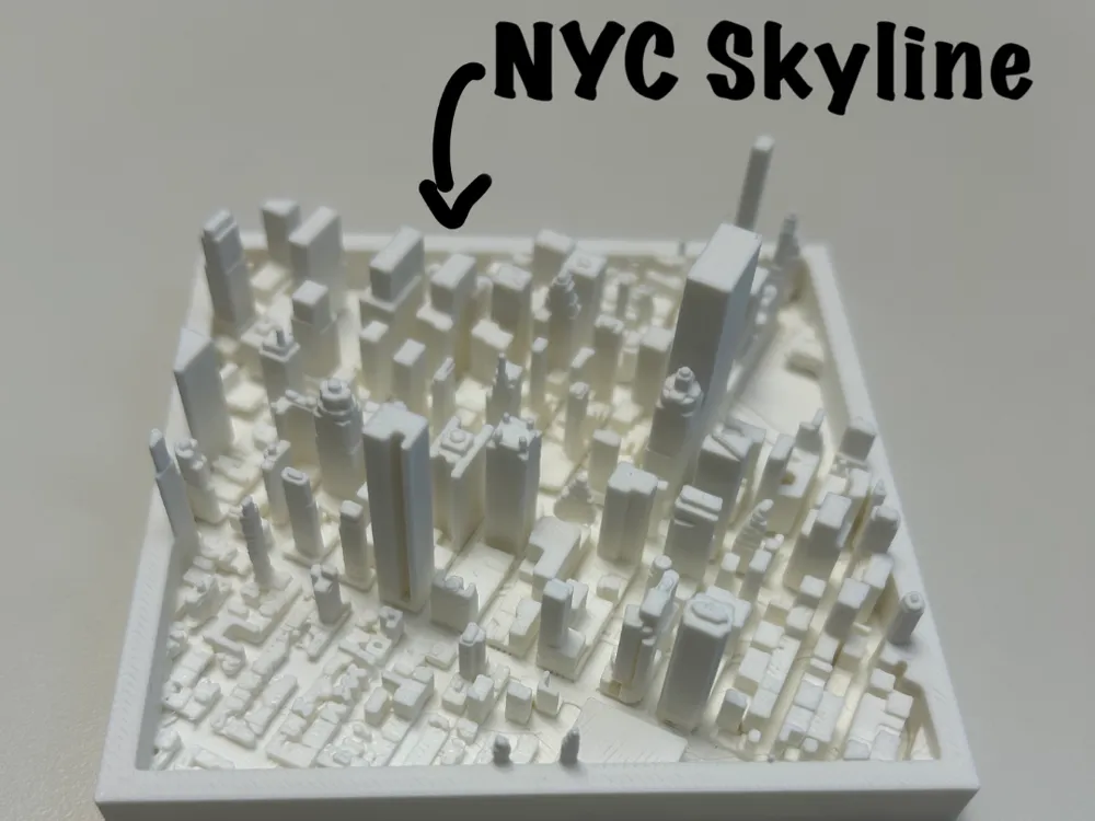 New York City skyline - Free 3D Print Model - MakerWorld