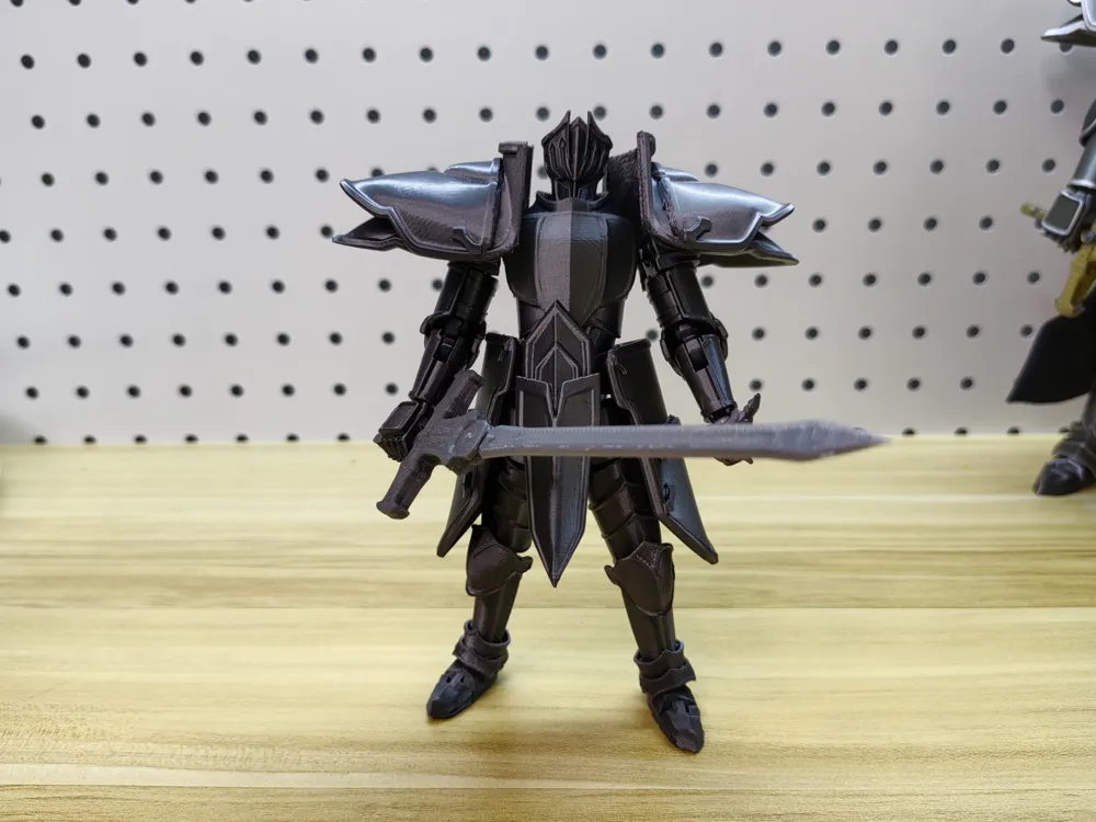 Black Knight - Based on dummy 13 Fully movable - Free 3D Print Model ...