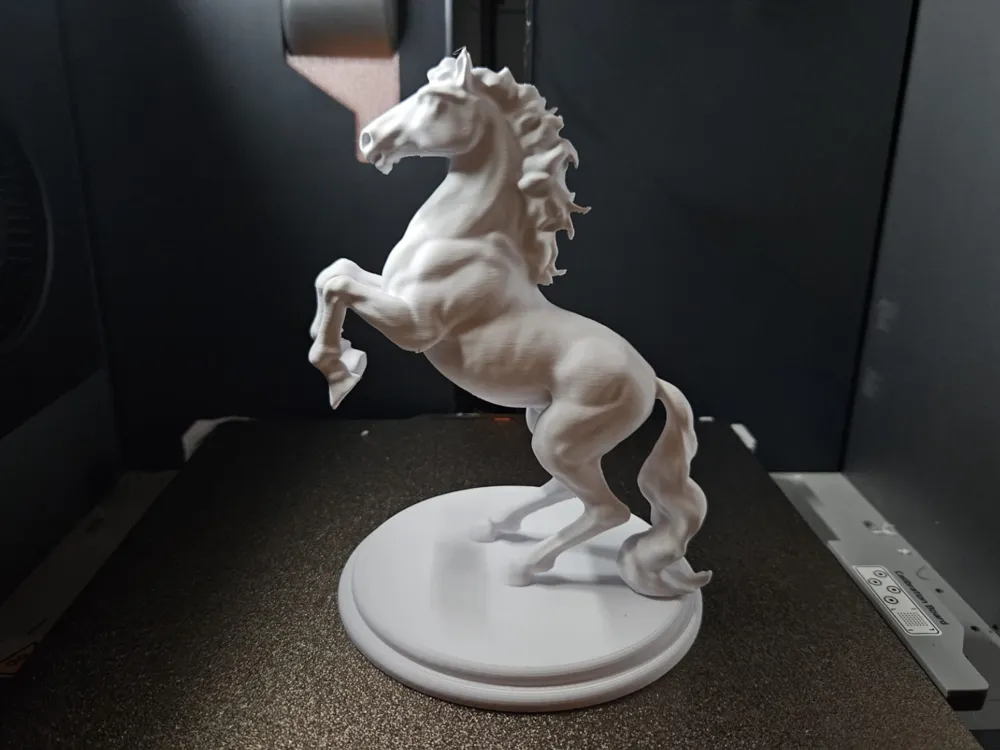 Rearing rampart horse - Classic trophy model - Free 3D Print Model ...