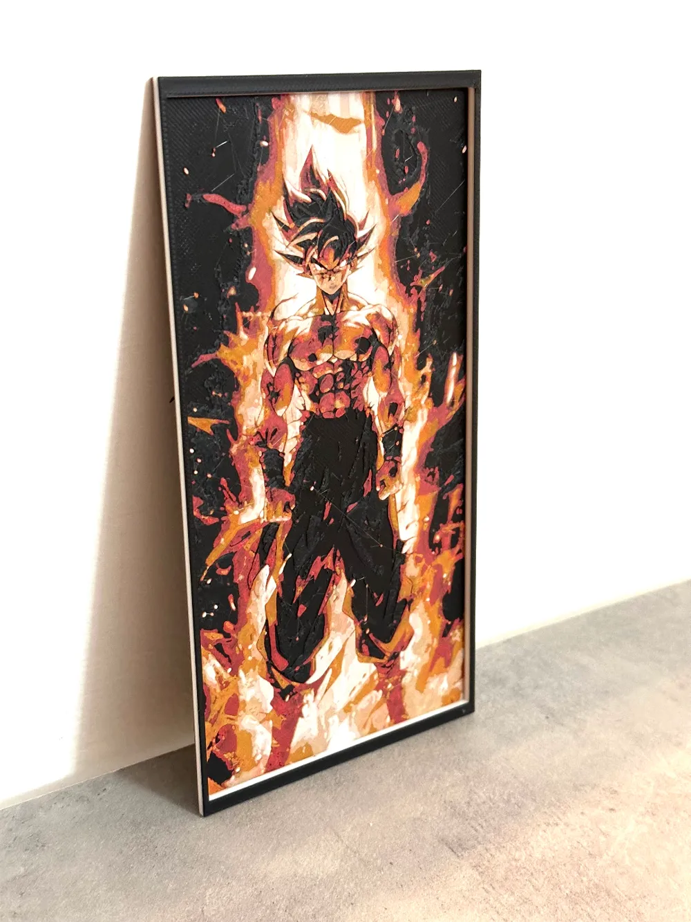 The Origin of son Goku with black frame-Dragonball- hueforge final by ...
