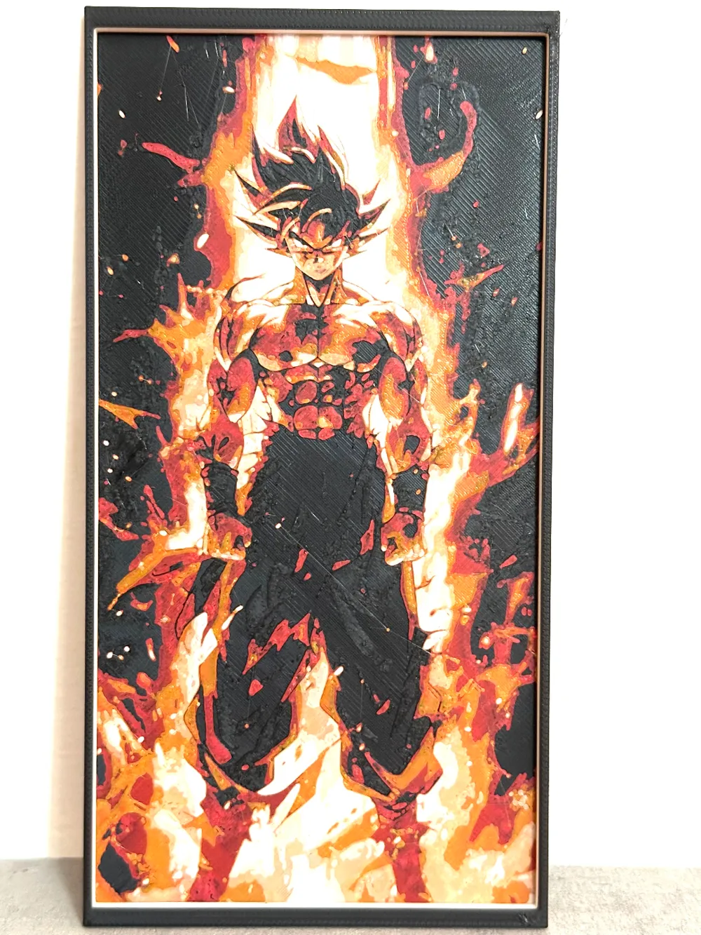 The Origin of son Goku with black frame-Dragonball- hueforge final by ...