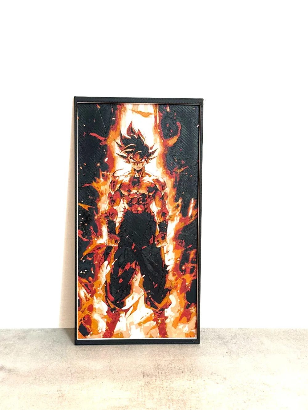 The Origin of son Goku with black frame-Dragonball- hueforge final by ...