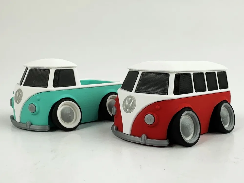 Tooned VW T1 BUS by soarpix MakerWorld: Download Free 3D Models