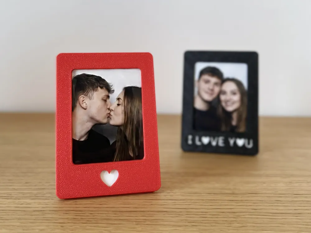 Instax Mini Photo Frame (customizable) - Free 3D Print Model - MakerWorld