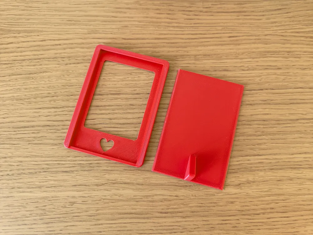 Instax Mini Photo Frame (customizable) - Free 3D Print Model - MakerWorld