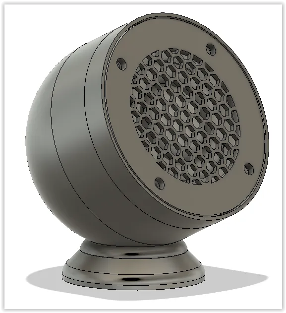 Tweeter Pod for SB Acoustic SB21RDNC/SB21SDNC v2.0 - Free 3D Print ...