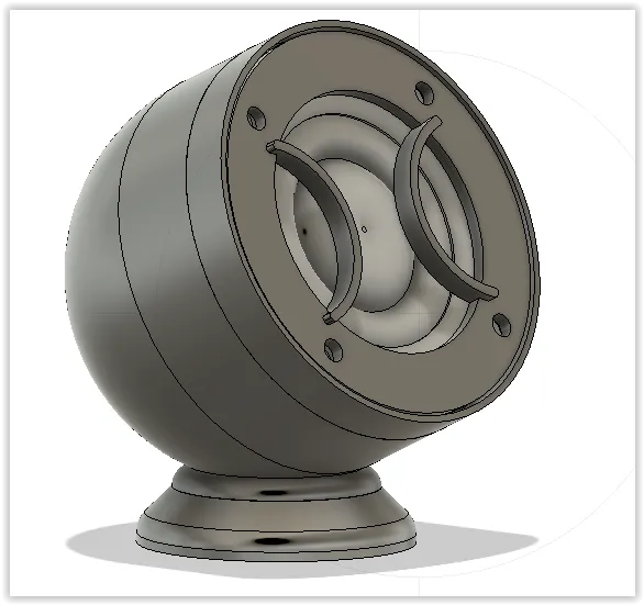 Tweeter Pod for SB Acoustic SB21RDNC/SB21SDNC v2.0 - Free 3D Print ...