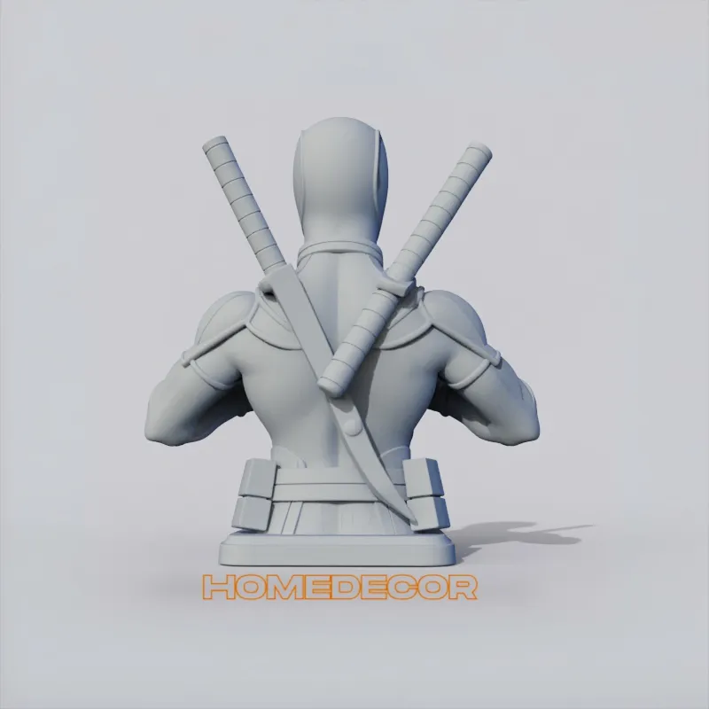 Deadpool Bust - Free 3D Print Model - MakerWorld