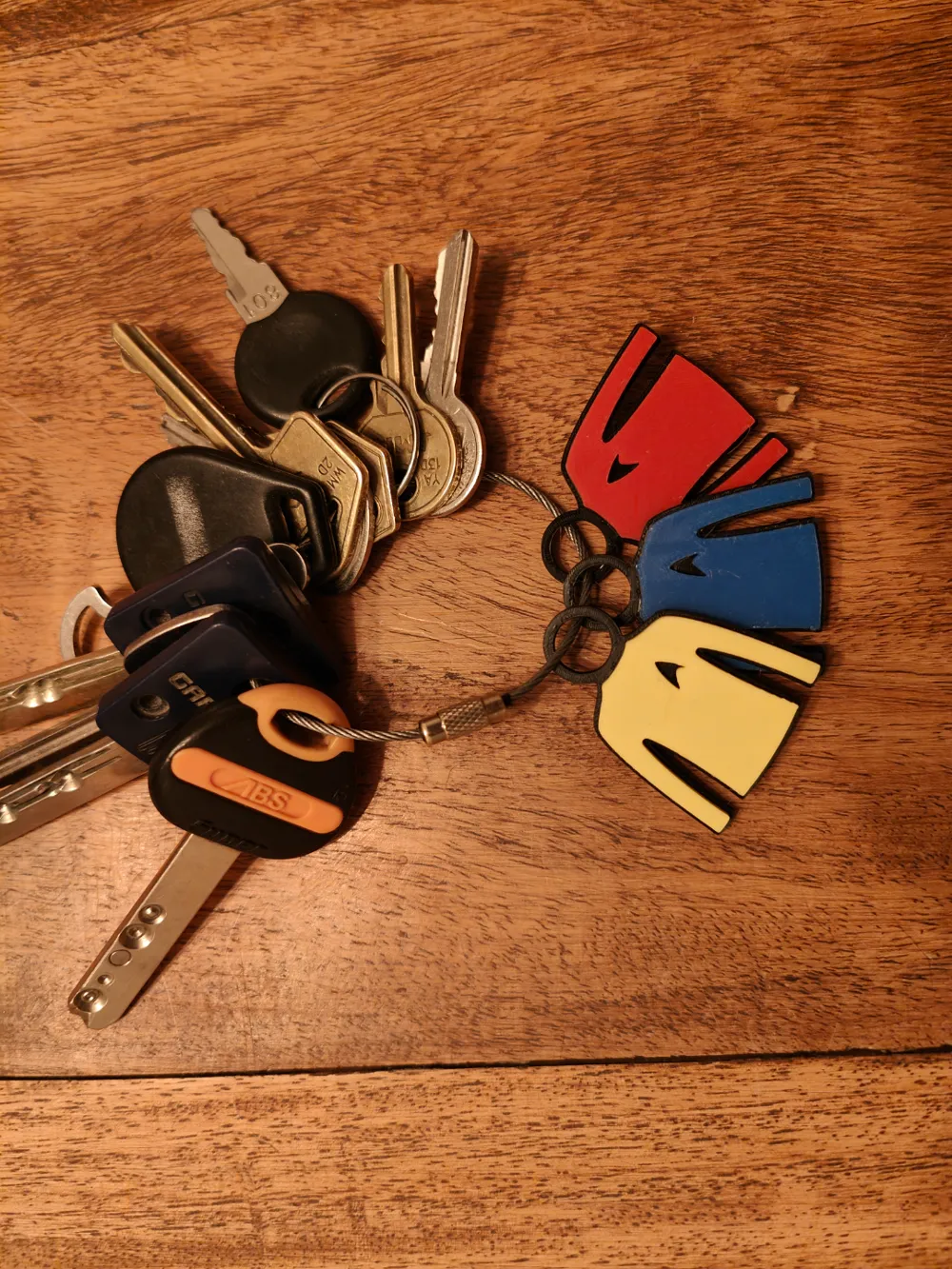 star trek uniform keyring by crabstiks - MakerWorld