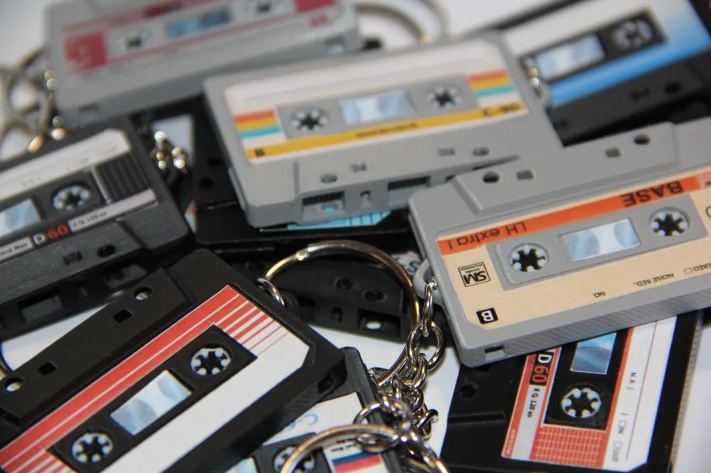 Mini Cassette Tape Keychain with NFC Tag by Jon Otero MakerWorld ...