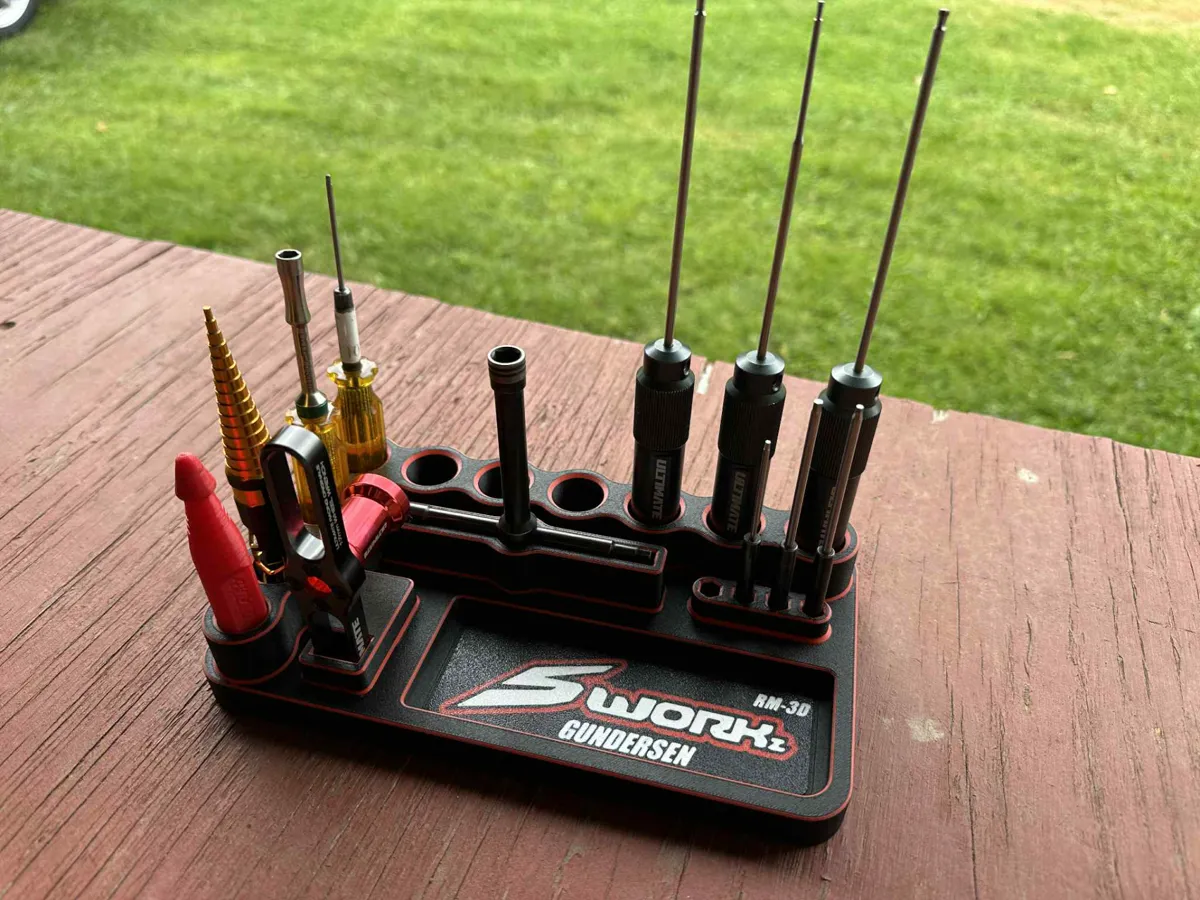 Ultimate tool stand with Sworkz logo - Free 3D Print Model - MakerWorld