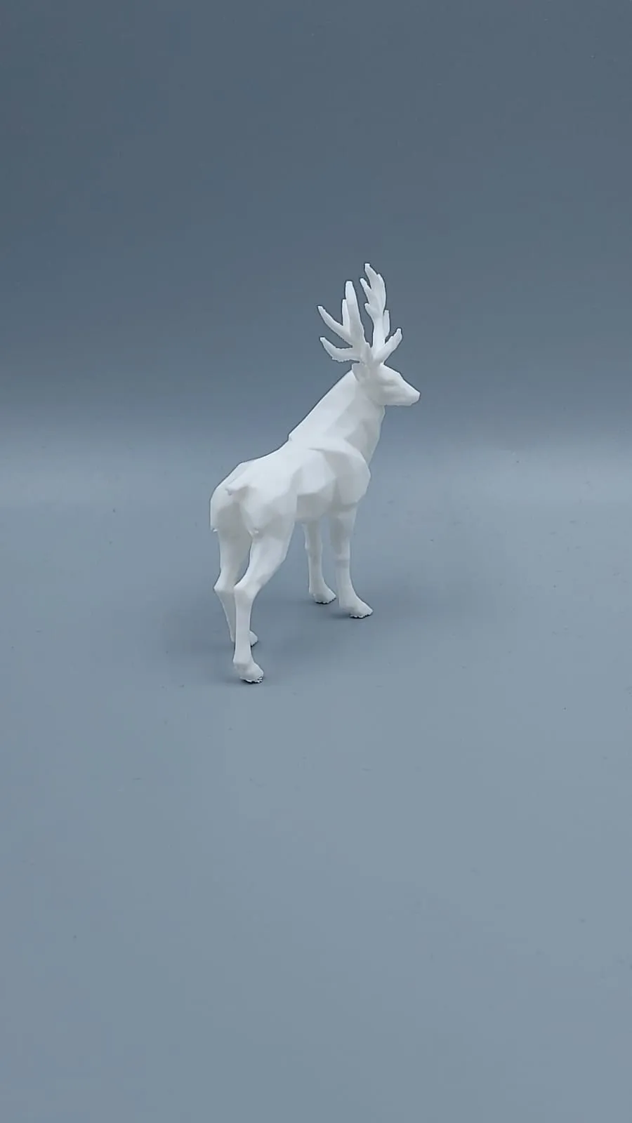 Low-Poly Stag Sentinel - Free 3D Print Model - MakerWorld